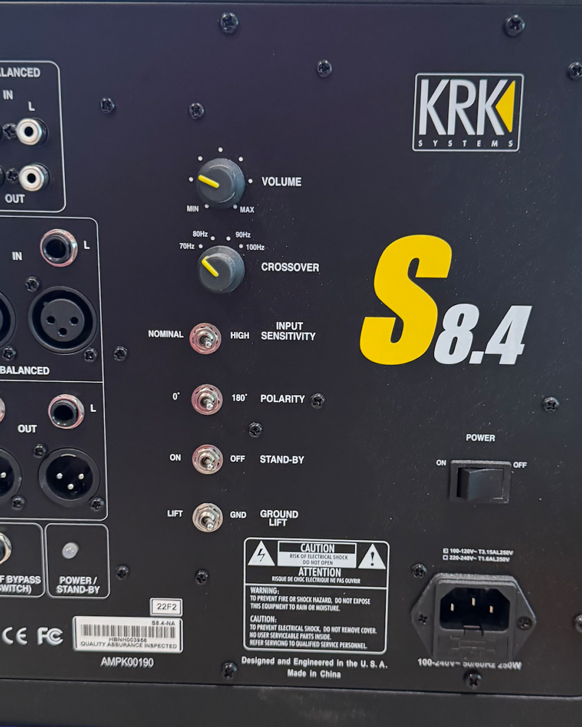 Powered Subwoofer - KRK S8.4 | Resyn