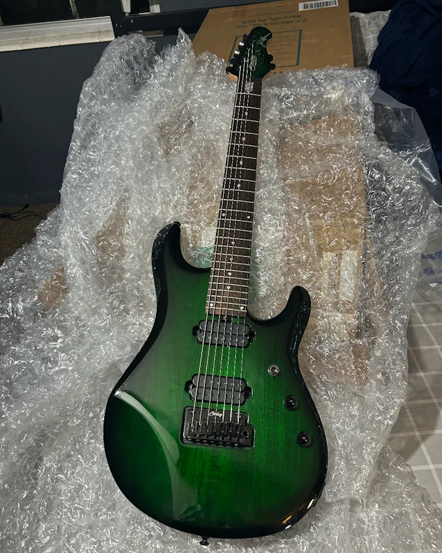 Sterling by Music Man JP70 Translucent Green Burst | Resyn